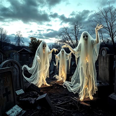 Cemetery Spirit Fade Out Surreal Cemetery Scene In Hyper