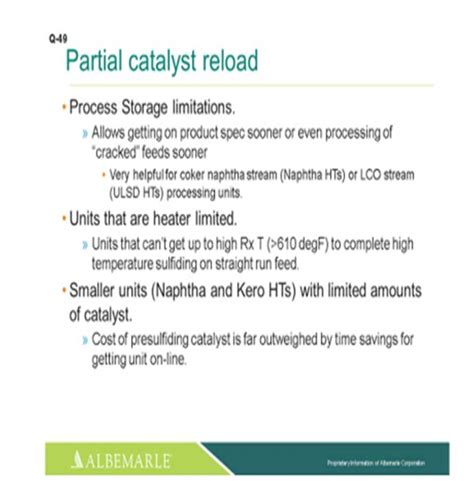 Question 49 Each Hydroprocessing Unit Has An Optimum Strategy For Full