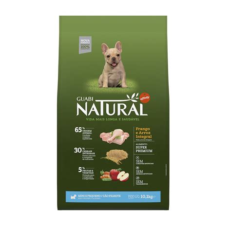 Ração Guabi Natural Cães Filhotes Mini Frango E Arroz Integral kg Submarino
