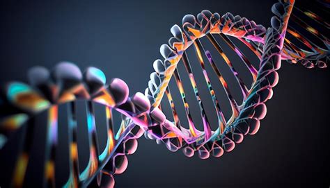 Premium Photo Dna Sequence Visualization Generative Ai