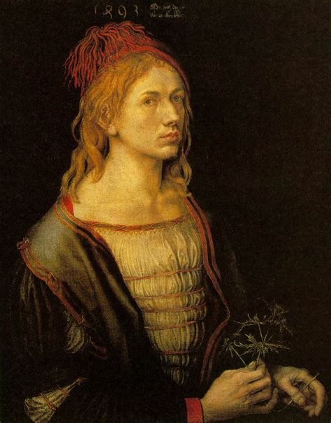 Self Portrait At 28 1500 By Albrecht Durer Artchive