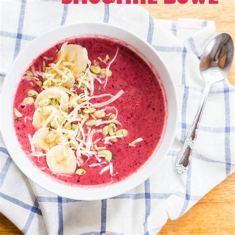Mixed Berry Smoothie Bowl Food Banjo