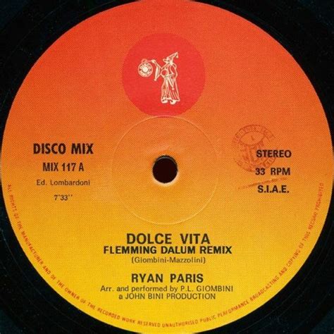 Stream Ryan Paris Dolce Vita Flemming Dalum Remix By Flemming Dalum Listen Online For Free