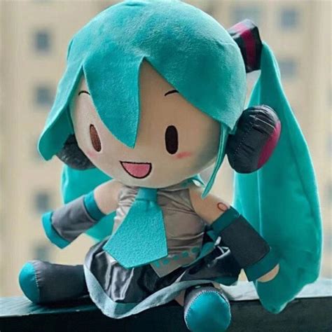 32cm Kawaii Hatsune Miku Plush Doll Anime Pillow Sofa Room Decoration