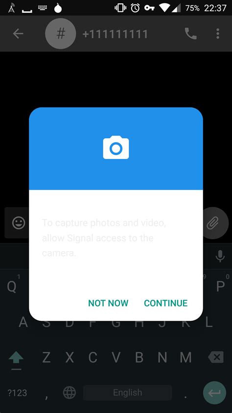 Permission Request Barely Readable With Dark Theme Issue Signalapp Signal Android GitHub