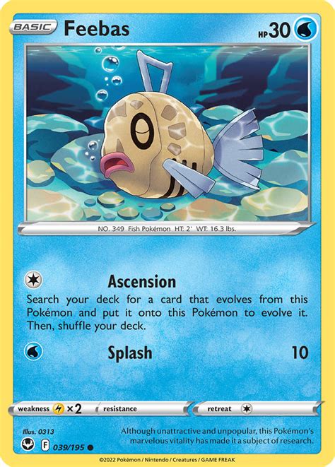Feebas · Silver Tempest Sit 039 ‹ Pkmncards