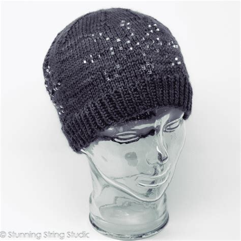 Sparkling Snowflake Hat Pattern Stunning String Studio