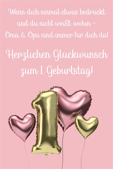 Sprüche Und Glückwünsche Zum 1 Geburtstag