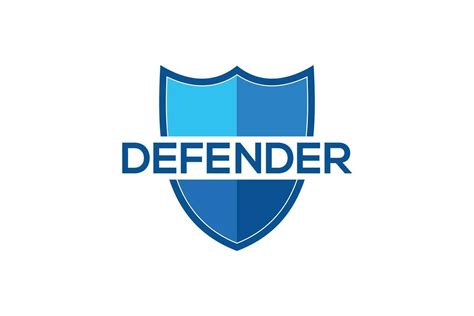 Trendy Professional Defender Logo Design Vector Template 26579643