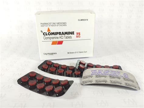 Clomipramine Tablets 75mg Manufacturers And Supplier In India