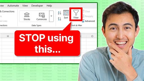 Excel Transform Your Data Without Using Filters