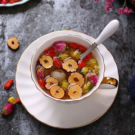 桂圆红枣枸杞玫瑰茶桂圆红枣枸杞茶大山谷图库