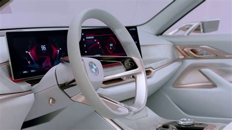 The New Bmw Concept I4 Interior Design Youtube