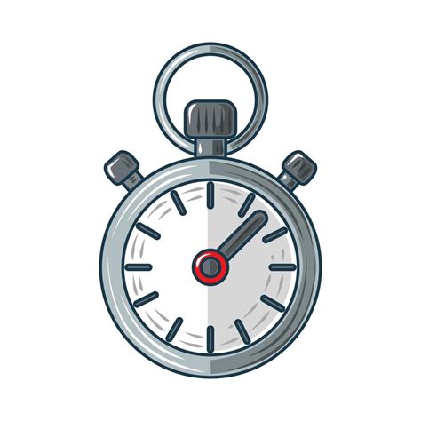 Tiempo Del Reloj Del Cronómetro 2515517 Vector En Vecteezy