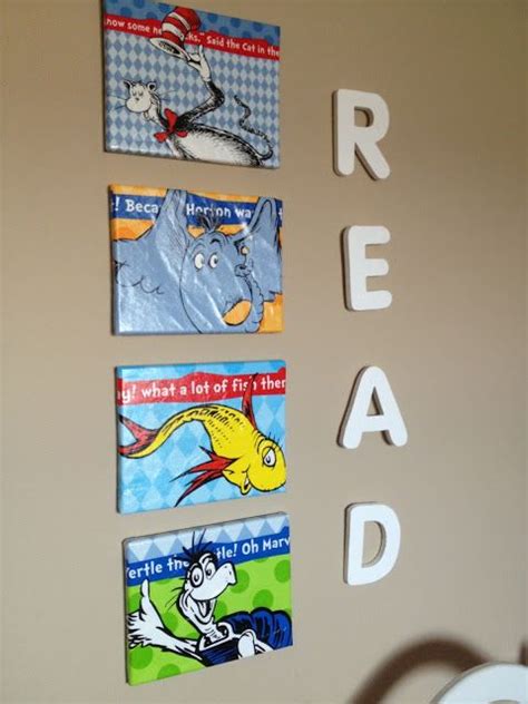 Drseuss Canvas Wall Art Easy Seuss Seuss Classroom Nursery