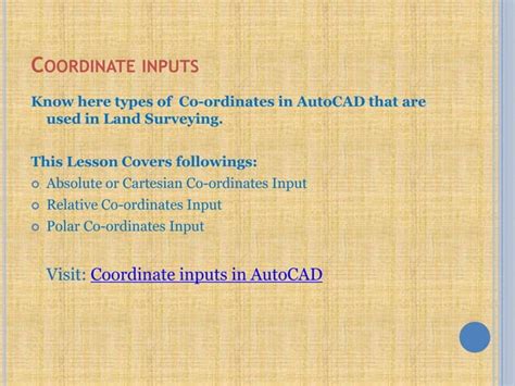 land surveying software autocad tutorial pptx