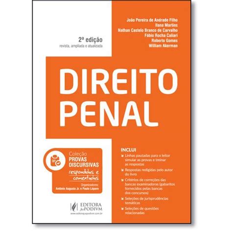 Direito Penal Coleção Provas Discursivas Respondidas e Comentadas