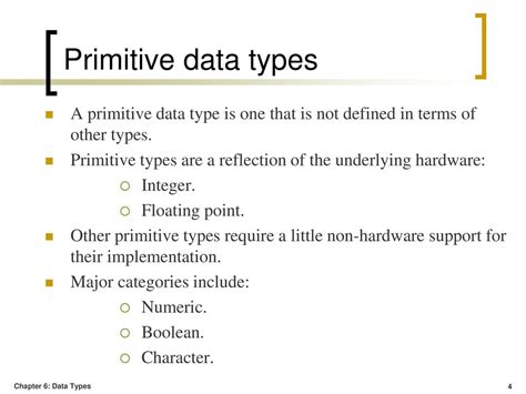 Chapter 6 Data Types Lectures Ppt Download