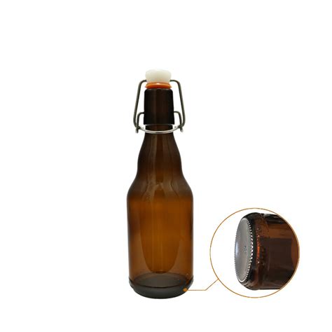 330ml Brown Glass Swing Top Beer Bottles High Quality 330ml Brown Beer
