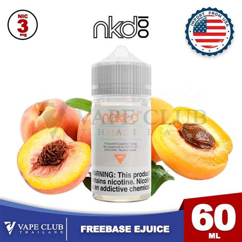 Naked100 Freebase 60ml นำยาบหรไฟฟาฟรเบส หอม อรอย รสชาตด สบได