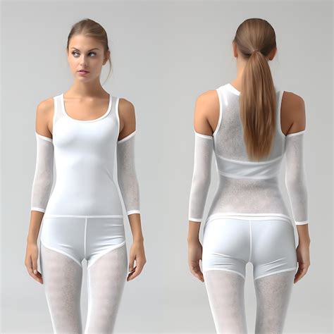 Premium Photo Design Of Activewear Mesh Panels Modern Form Design