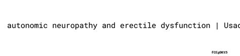 Top Autonomic Neuropathy And Erectile Dysfunction Usach