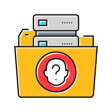 Data Anonymization Ethical Ai Color Icon Sign 69386831 Vector Art At