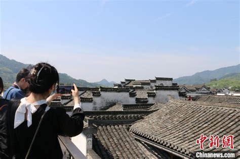 探访皖南千年古村落呈坎村：风景如画 游人如织 中国网
