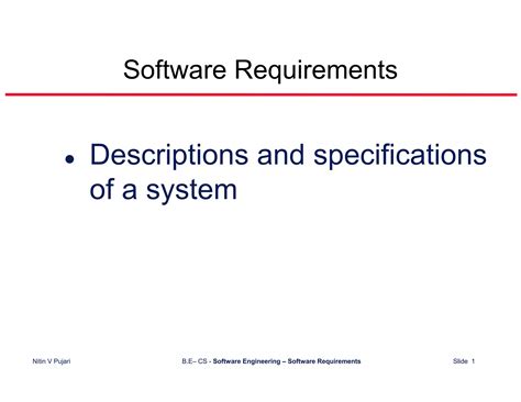 Software Requirements Pdf Technology And Computing