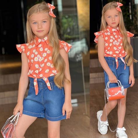 Детски комплект къси панталони риза колан фиба и чанта