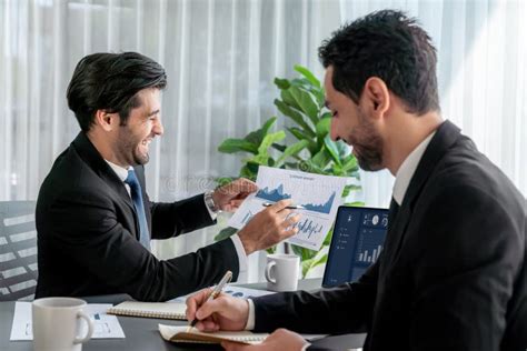 Busy Analyst Team In Office Analyzing Financial Data Analysis Entity