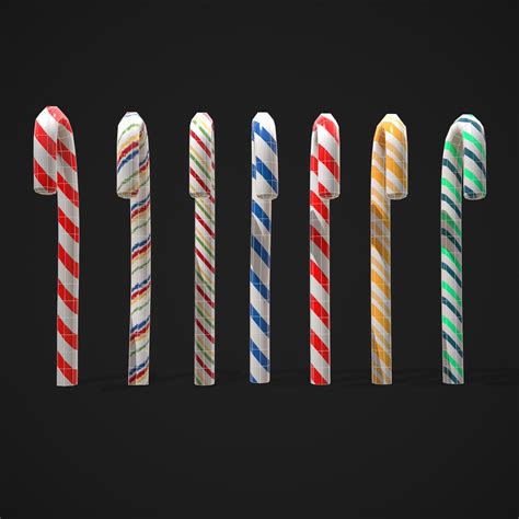 Vintage Candy Canes Box 3d Model By Get Dead Entertainment
