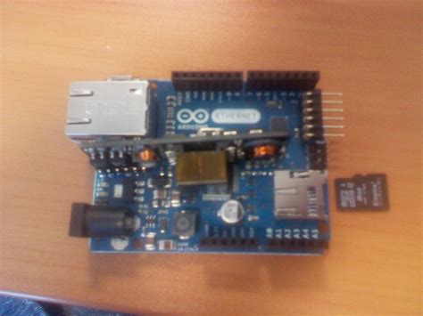 dhob arduino ethernet e scheda sd