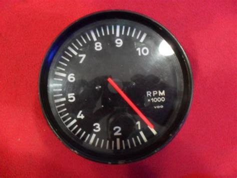 RSR Porsche 911 Tachometer RPM 0 10K Rare Rennlist Porsche