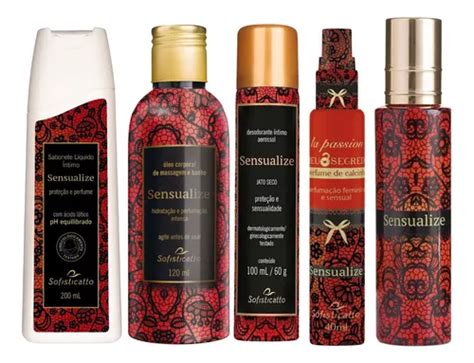 Óleo Corporal Hidratante Desodorante Perfume Kit Sensualize Mercadolivre