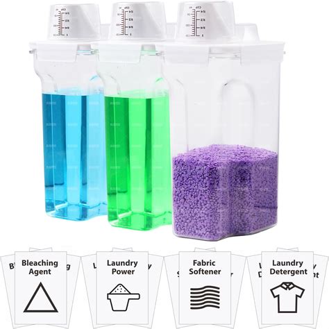 3 Pack Liquid Laundry Detergent Dispenser For Laundry