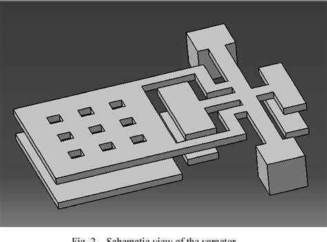 Figure 2 From An Electrostatic Tunable Rf Mems Capacitor With Improved