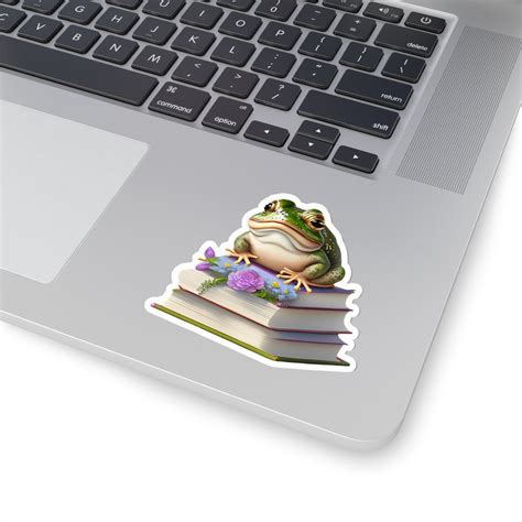 Cute Fat Frog Waterproof Vinyl Sticker Frog Vinyl Sticker Etsy