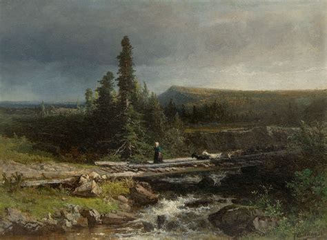 Johannes Warnardus Bilders Paintings For Sale Landscape With A Goatherd