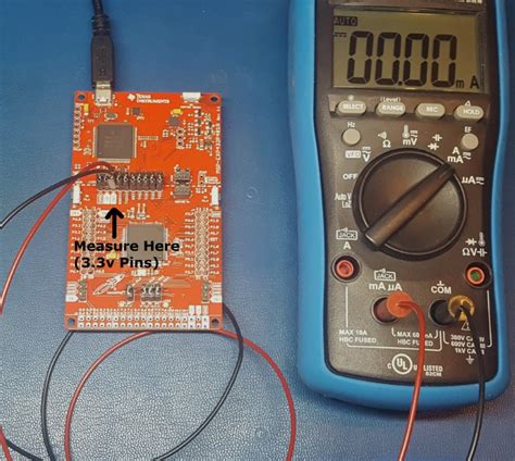 Msp432p401r Measuring Current Consumption Of Msp432 Launchpad By Measuring Resistance Between