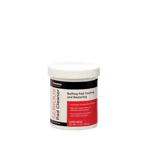Serious Pad Cleaner 12 Oz Jar For Cleaning Buffing Pads Shurhold