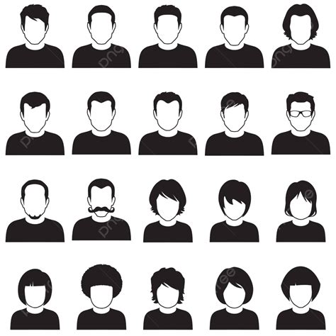 Avatarvector People Icon Face Manager Vector Vector Face Manager