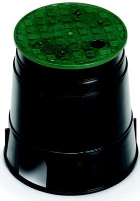 Products M0785 Rain Bird PVB Professional Series 6 Round Valve Box Black Body With