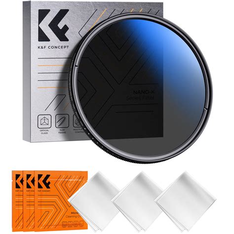 62mm True Color Variable ND2 400 1 9 Stops ND Lens Filter K F Concept