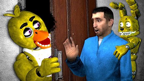 FNAF ANIMATRONICS IN AN ASYLUM Gmod Hide And Seek YouTube