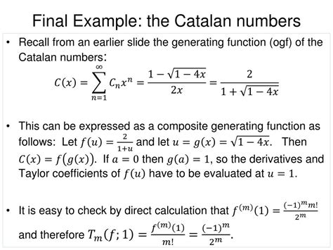Ppt Composite Generating Functions Powerpoint Presentation Free