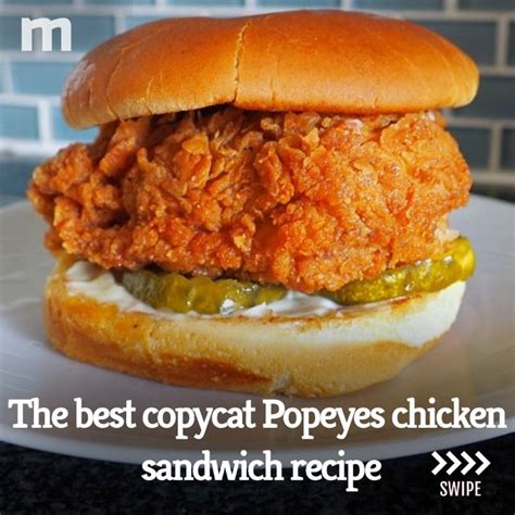 Copycat Popeyes Chicken Sandwich Recipe Mashed Recipe Chicken