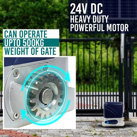 Full Solar Power Automatic Sliding Gate Opener Motor New 500 Kg