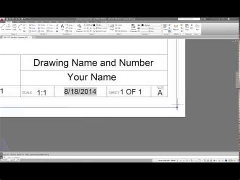 How To Make Title Block In Autocad Dylan Campbell