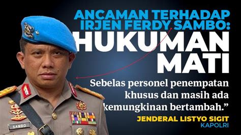 Ferdy Sambo Eksekusi Brigadir J